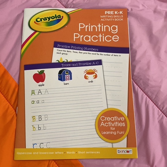 Target | Office | Target Bullseye Printing Practice Workbook | Poshmark